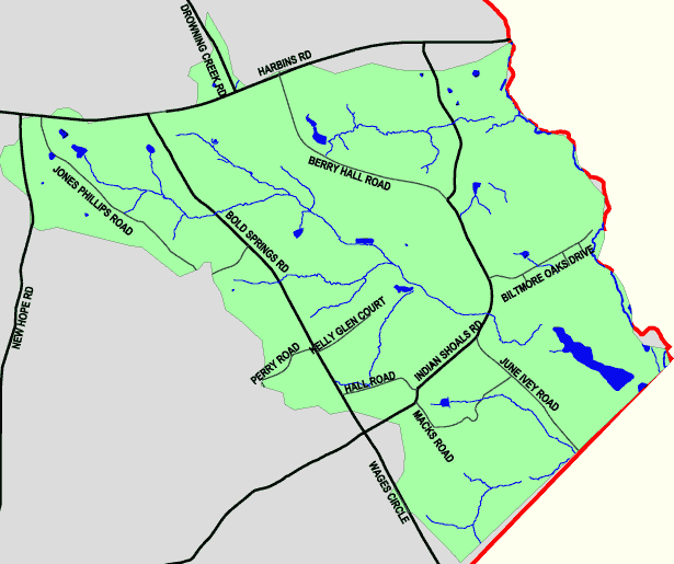 Maps of the Gwinnett Watershed Basins